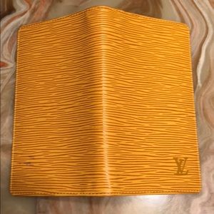 Louis Vuitton | Accessories | Authentic Louis Vuitton Yellow Check Book ...